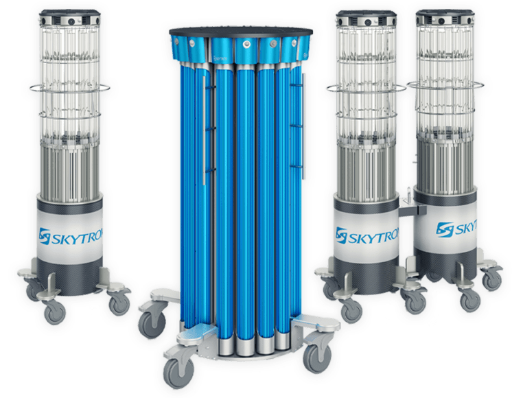Skytron 1140 Sentry, Portable UV light sterilization, UV-C lights | KLM ...